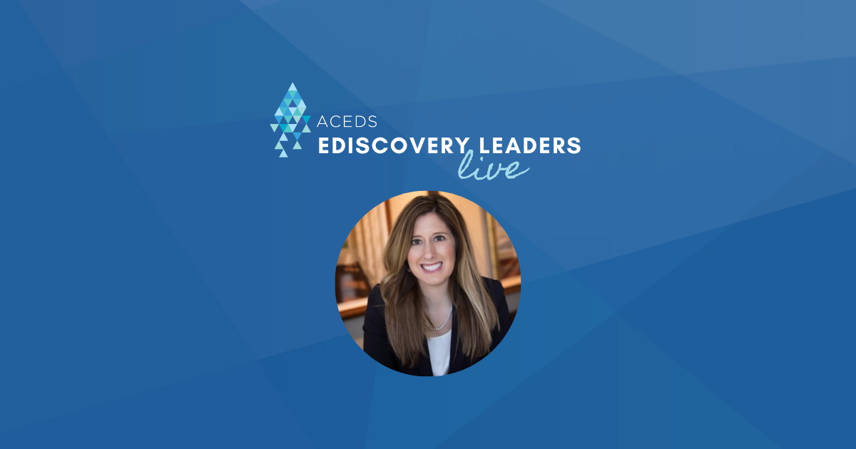 eDiscovery Leaders Live: Stephanie Clerkin of Korein Tillery